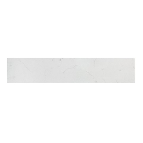 21.25 In. Carrara White Quartz Bathroom Side Splash - Buy quartz tops ...